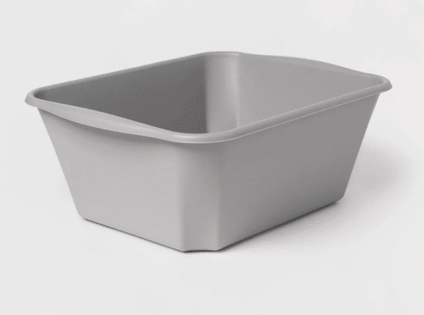 12qt Dishpan Gray - Room Essentials™: Stackable Wash Basin Tub ...