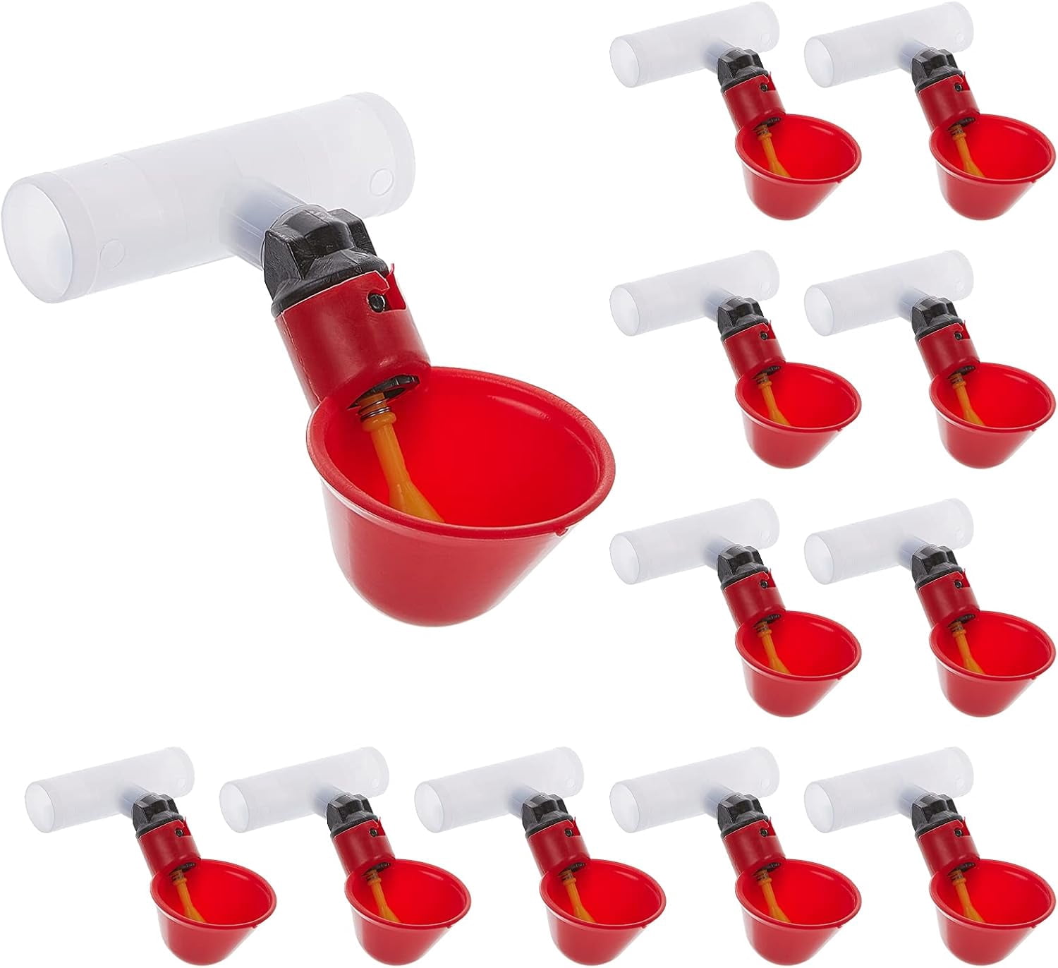 12sets Automatic Chicken Drinkers Waterers Automatic Filling Waterer ...