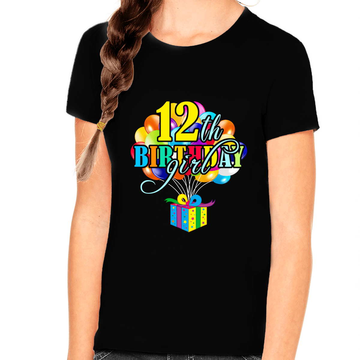 12th Birthday Girl Shirt 12 Year Old Birthday Shirt Girl 12th Birthday ...