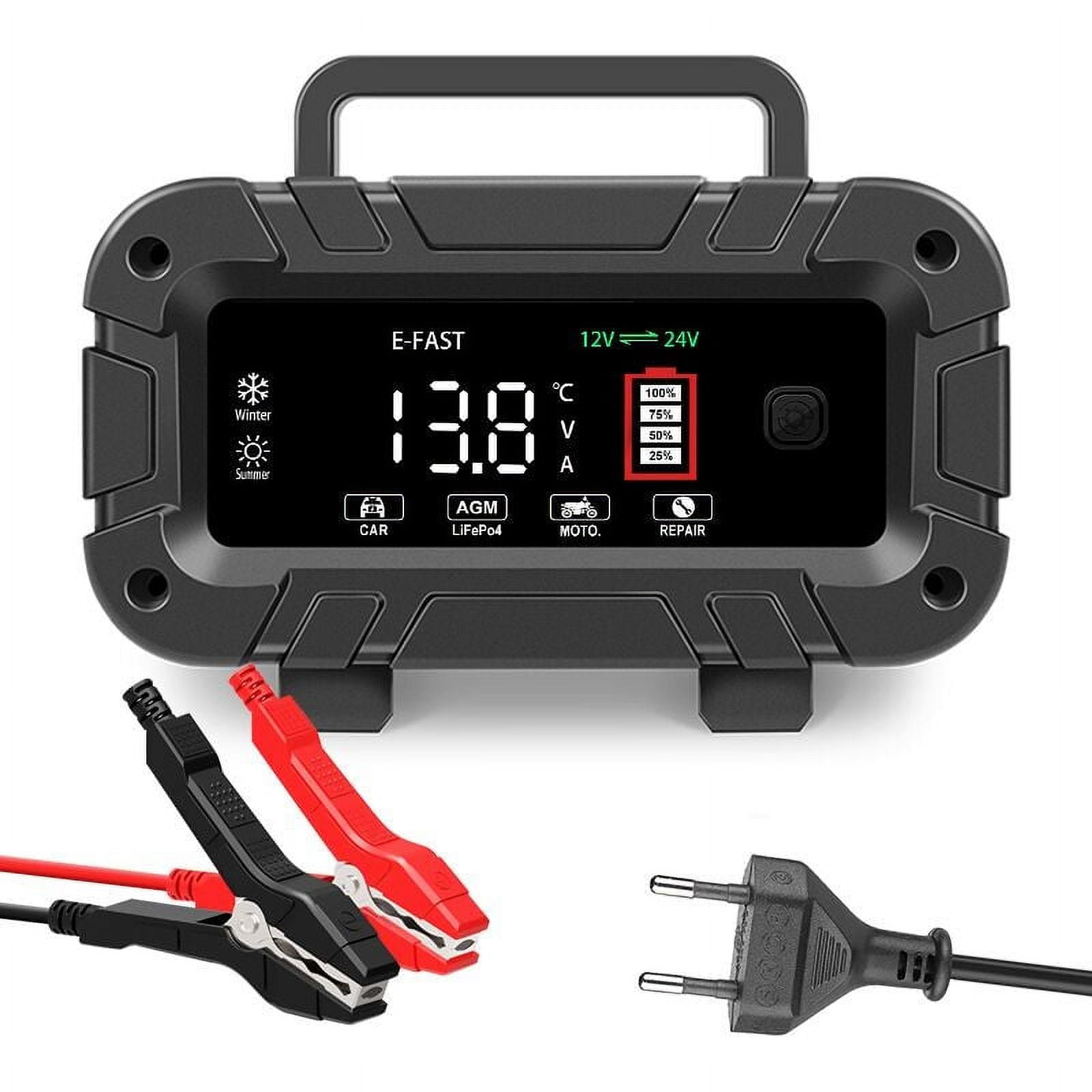 12v/20a 24v/10a Smart Battery Charger Lifepo4 -acid For AGM/gel Trickle ...