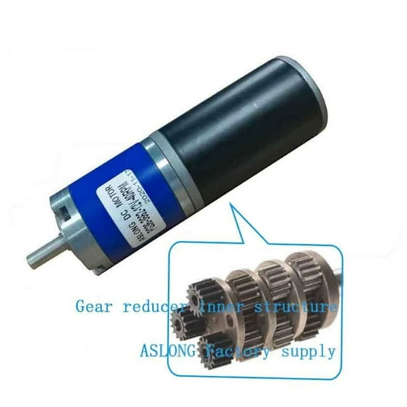 12v 24v DC brushed planetary metal gear motor 36mm tubular electirc dc ...