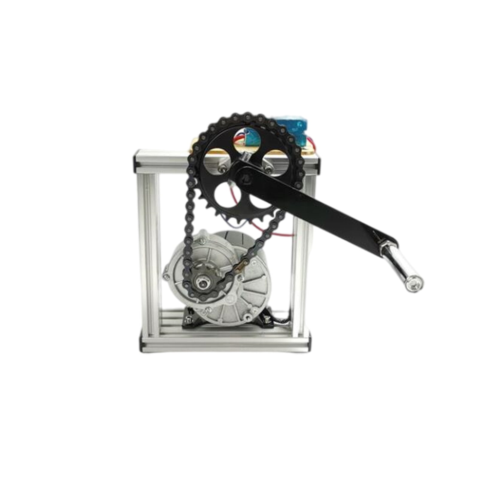 12v 24v Hand Pedal Generator DIY Fitness Gear Pedal Generator 100W ...