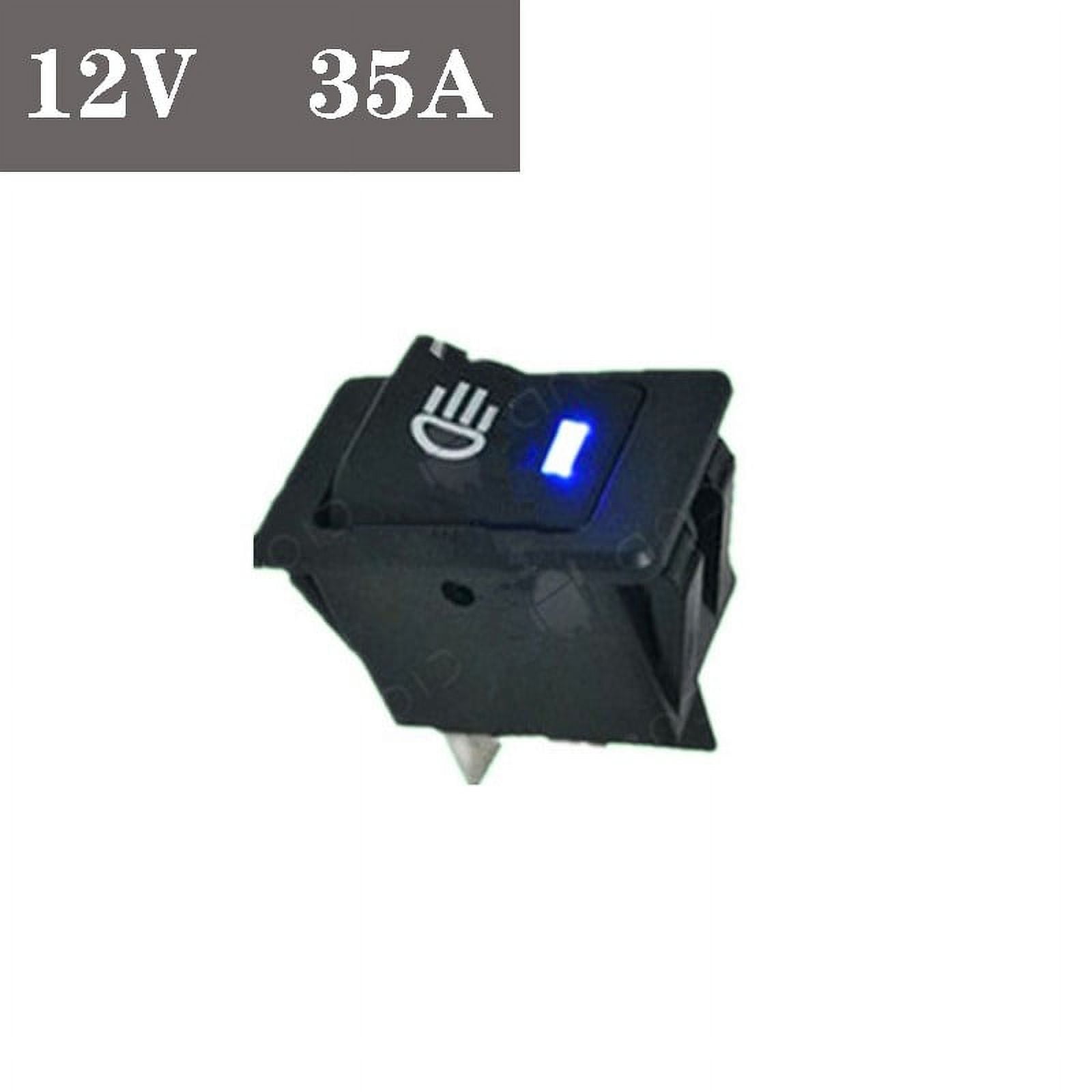 12v 35a car mount fog light switch with transparent 2 digit 4 pin ...