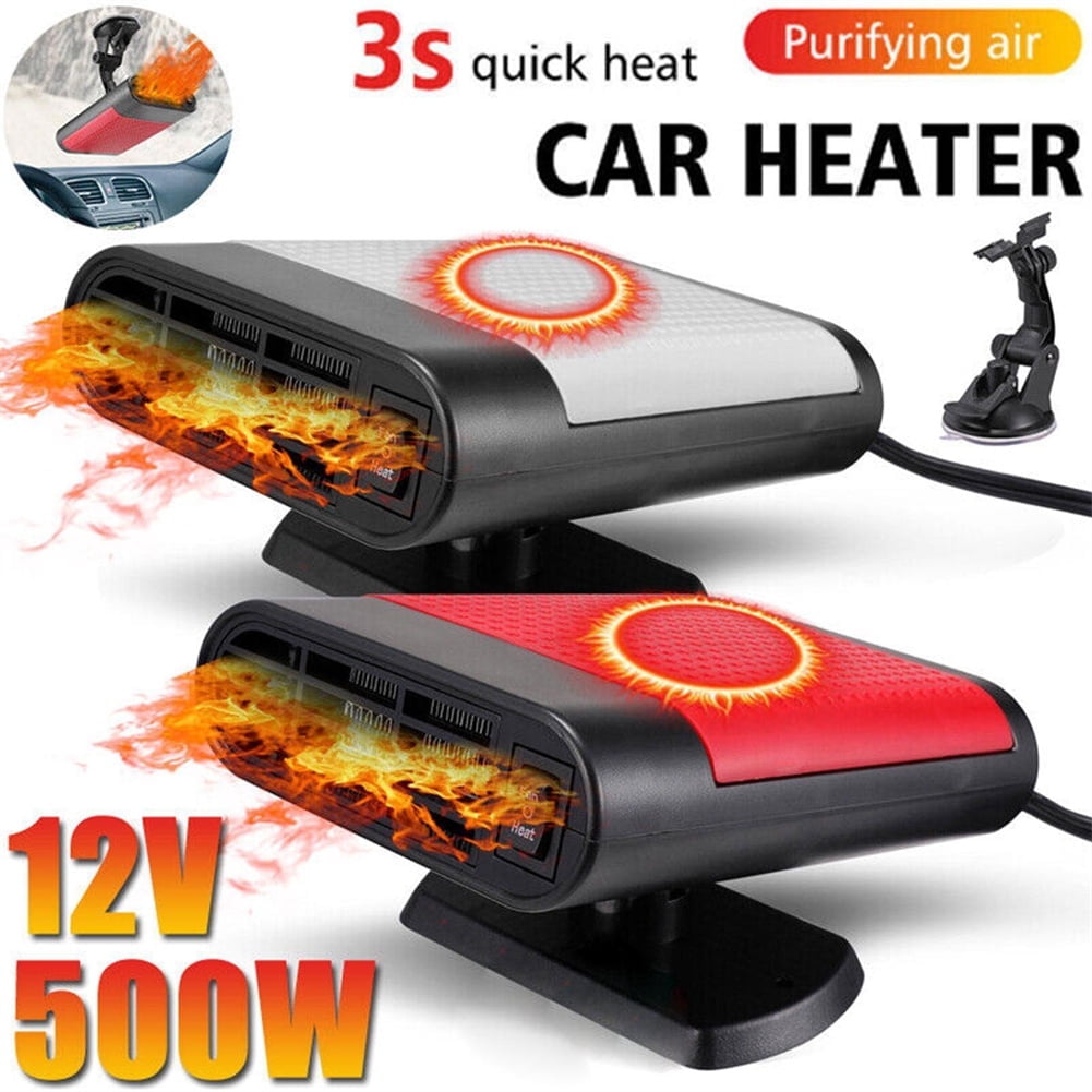 12v 500w Car Air Heater Fast Hot Warm Air Blower Quick Heating ...