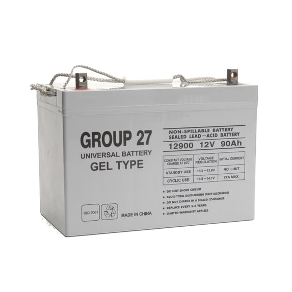 Universal Power Group Gel Battery 12 Volt, Group Size 27, 850 CCA for ...