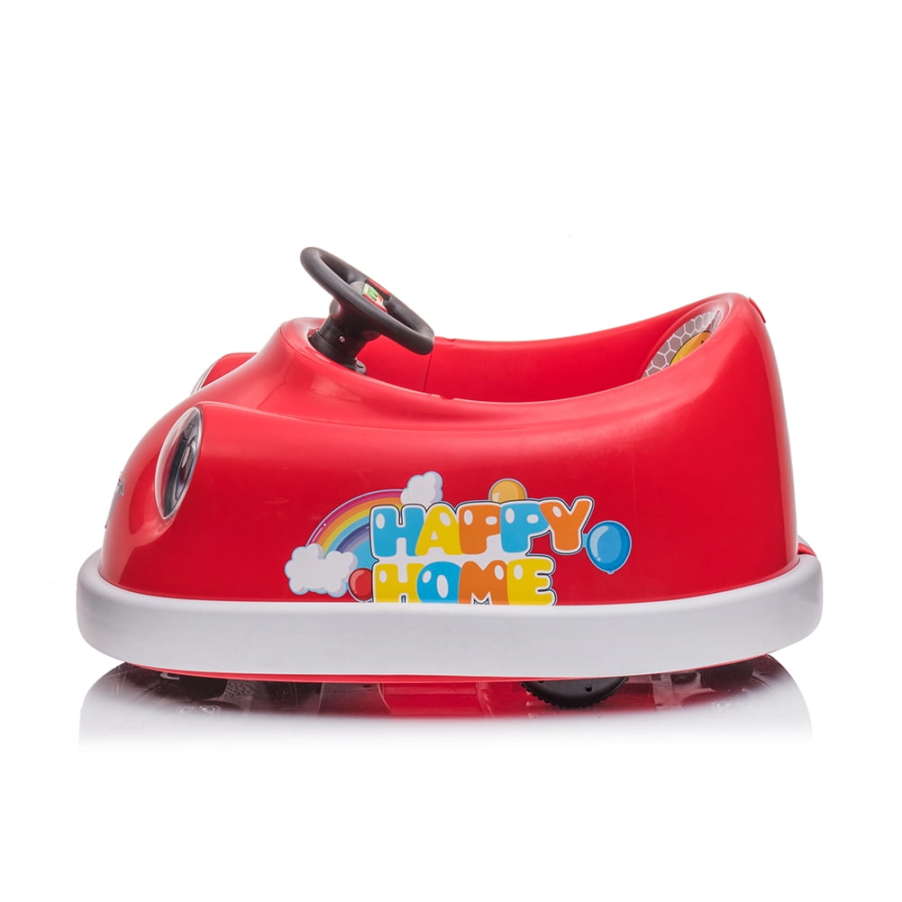 12v Bumper Car For Kids, Dual Drive Battery Powered Electric Anti ...
