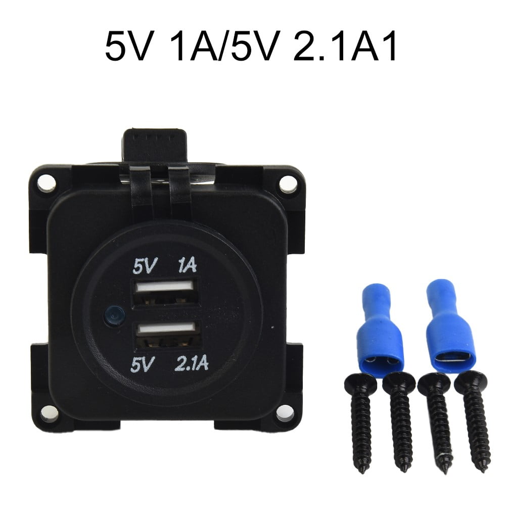 12v CBE C-Line Dual Double USB Socket Module Charger Campervan Caravan ...