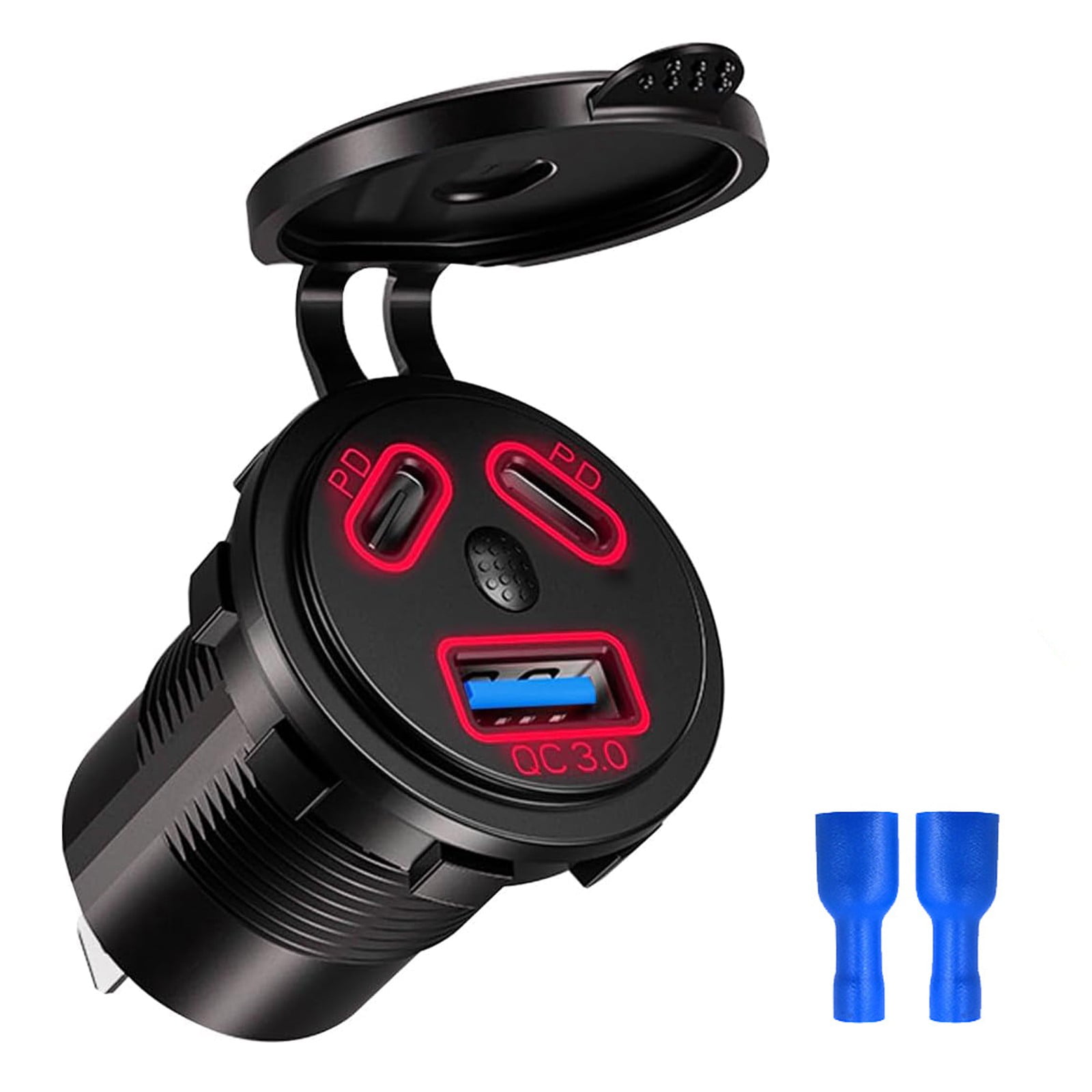 12v Car Adapter to Wall Plug Ac for Baby in Car tooth Car Charger Aux ...