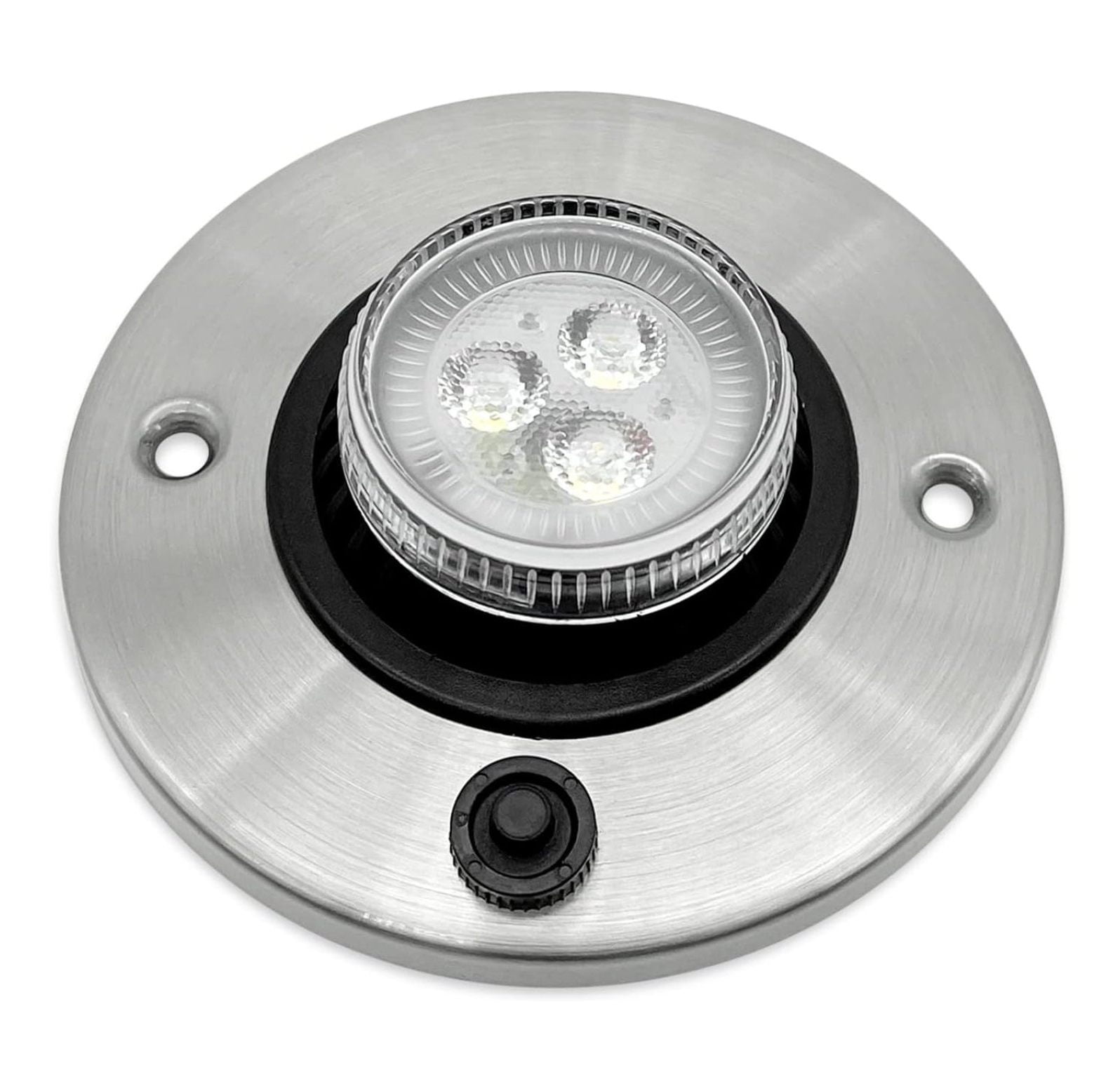 12v Light Fixtures with Switch 2w LED Recessed Swivel Spot Cabinet Down ...