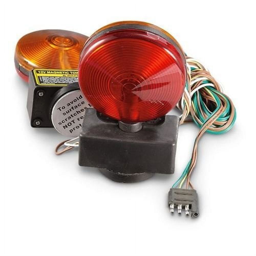 12v Magnetic Towing Tow Light Kit Trailer Rv Tow Dolly Tail Towed Car ...