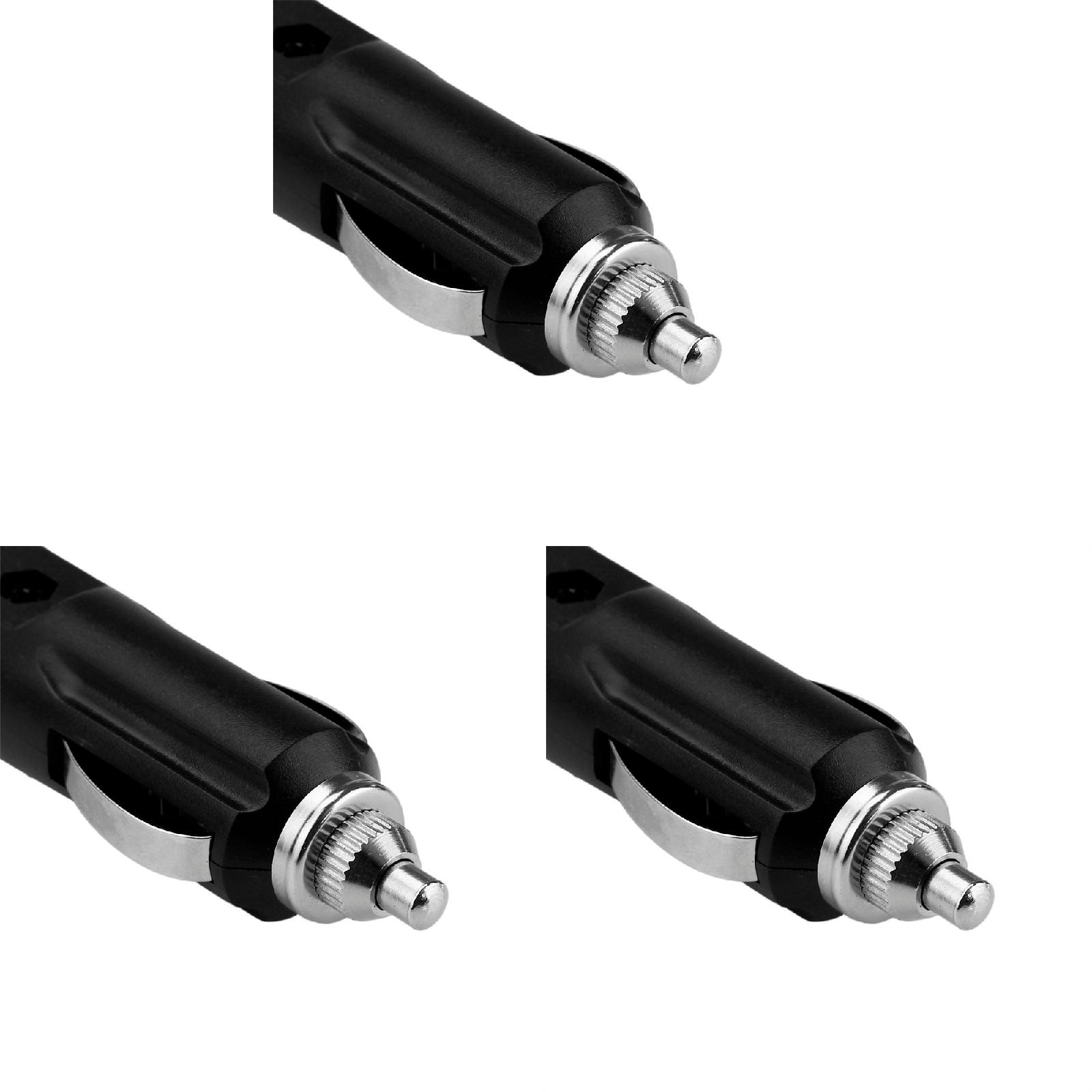 12v Male Car Socket Plug Connector 5A with LED & Car Cover Cap ...