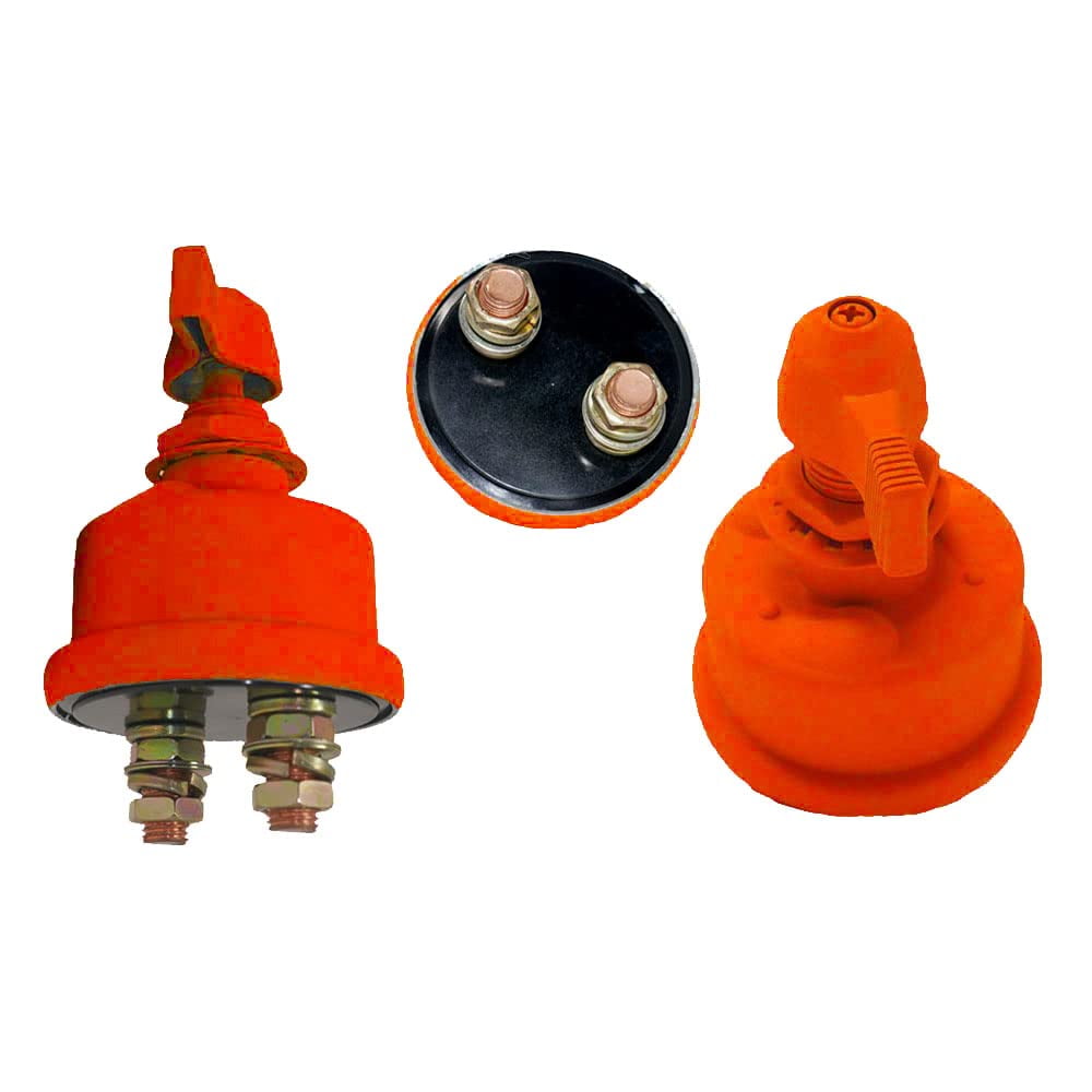 12v Master Battery Steel Security Kill Switch + Mounting Bracket- Red ...