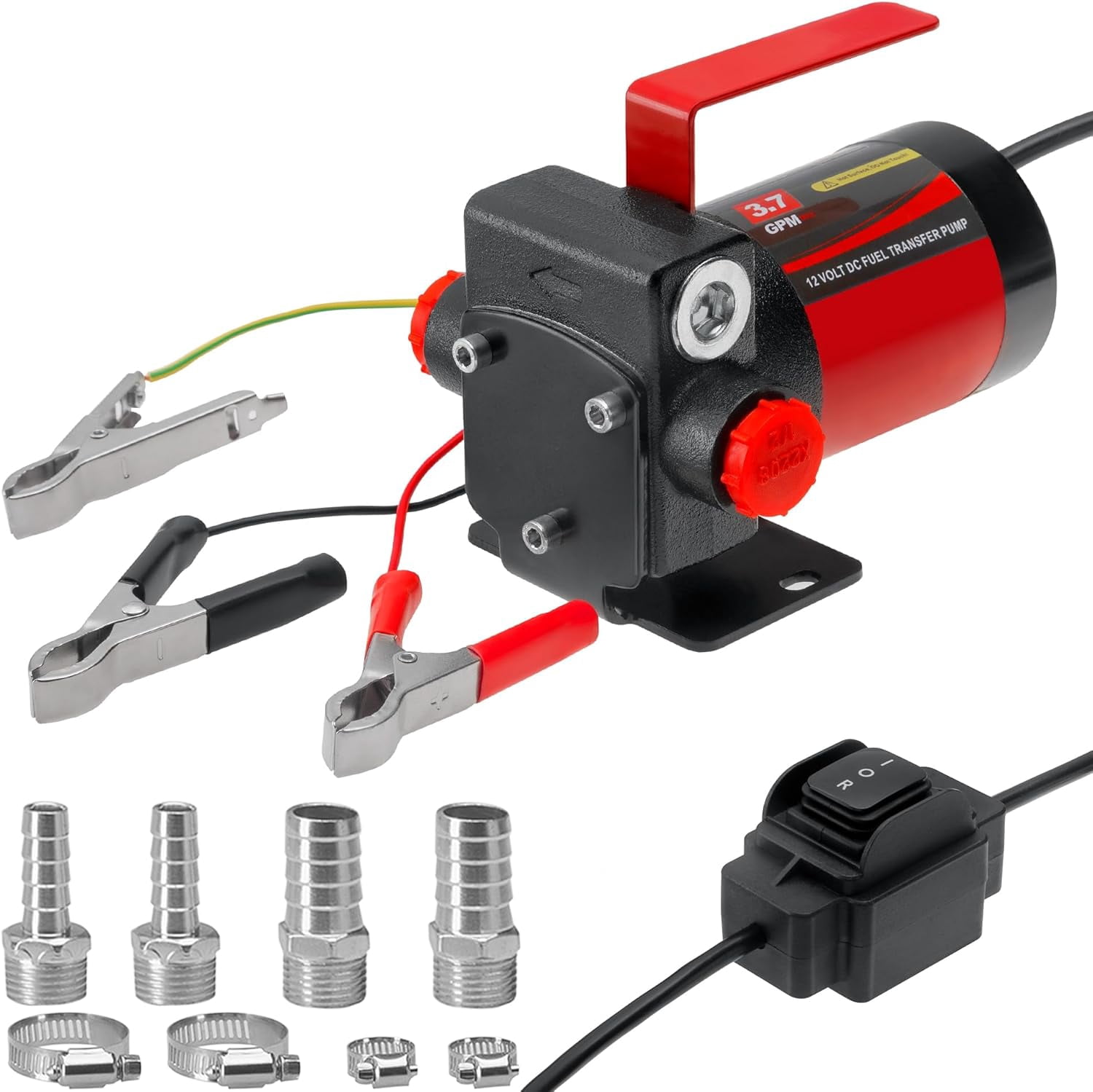 12v dc gasoline fuel pump, self-priming fuel transfer pump, reversible ...