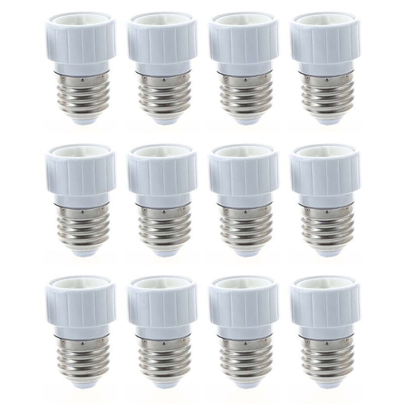 12x E27 to Light Socket Adapter Socket Adapter Lamp Bulb Converter ...