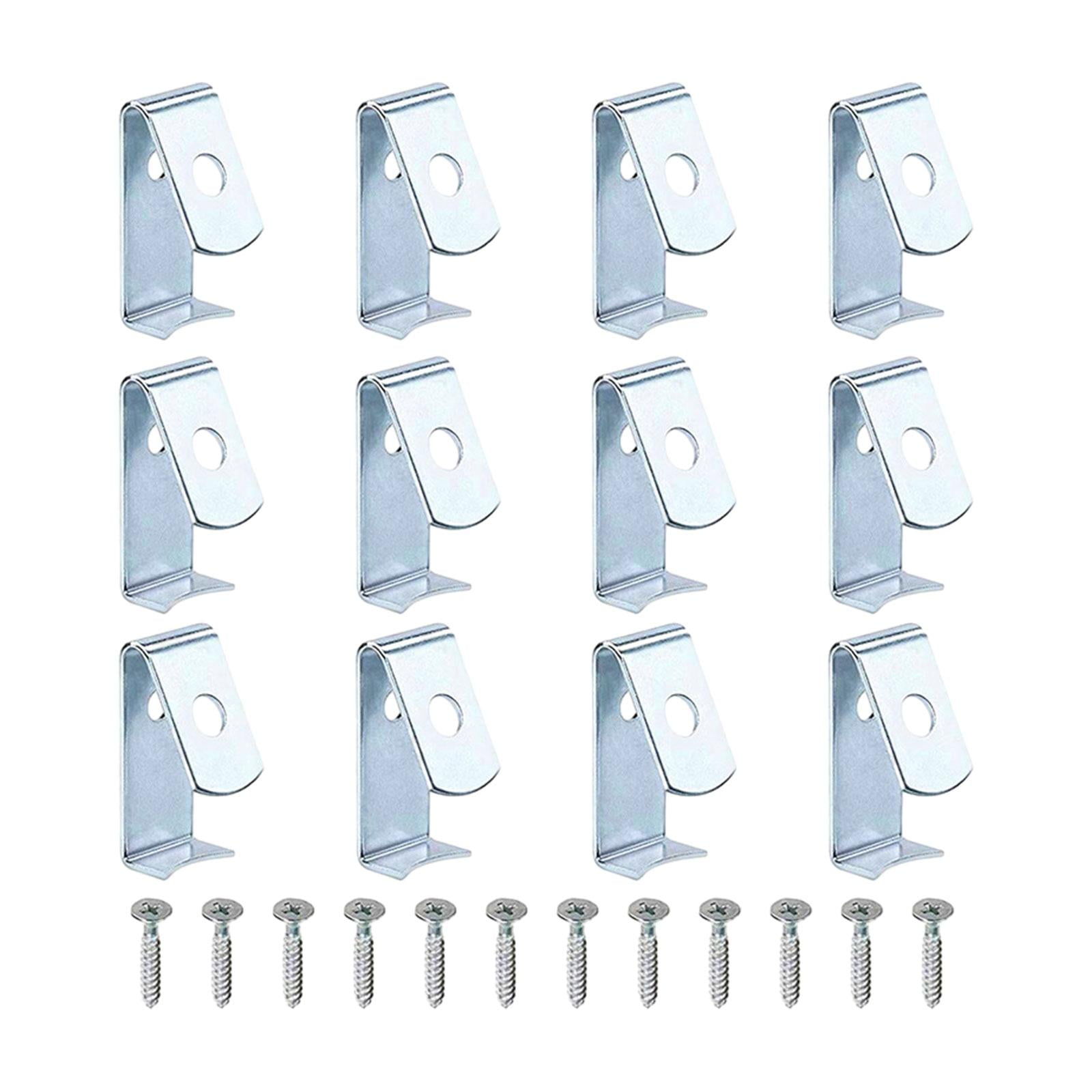12x Flower Pot Clips Plant Hangers Plant Pot Latch Hangers Hook Metal ...