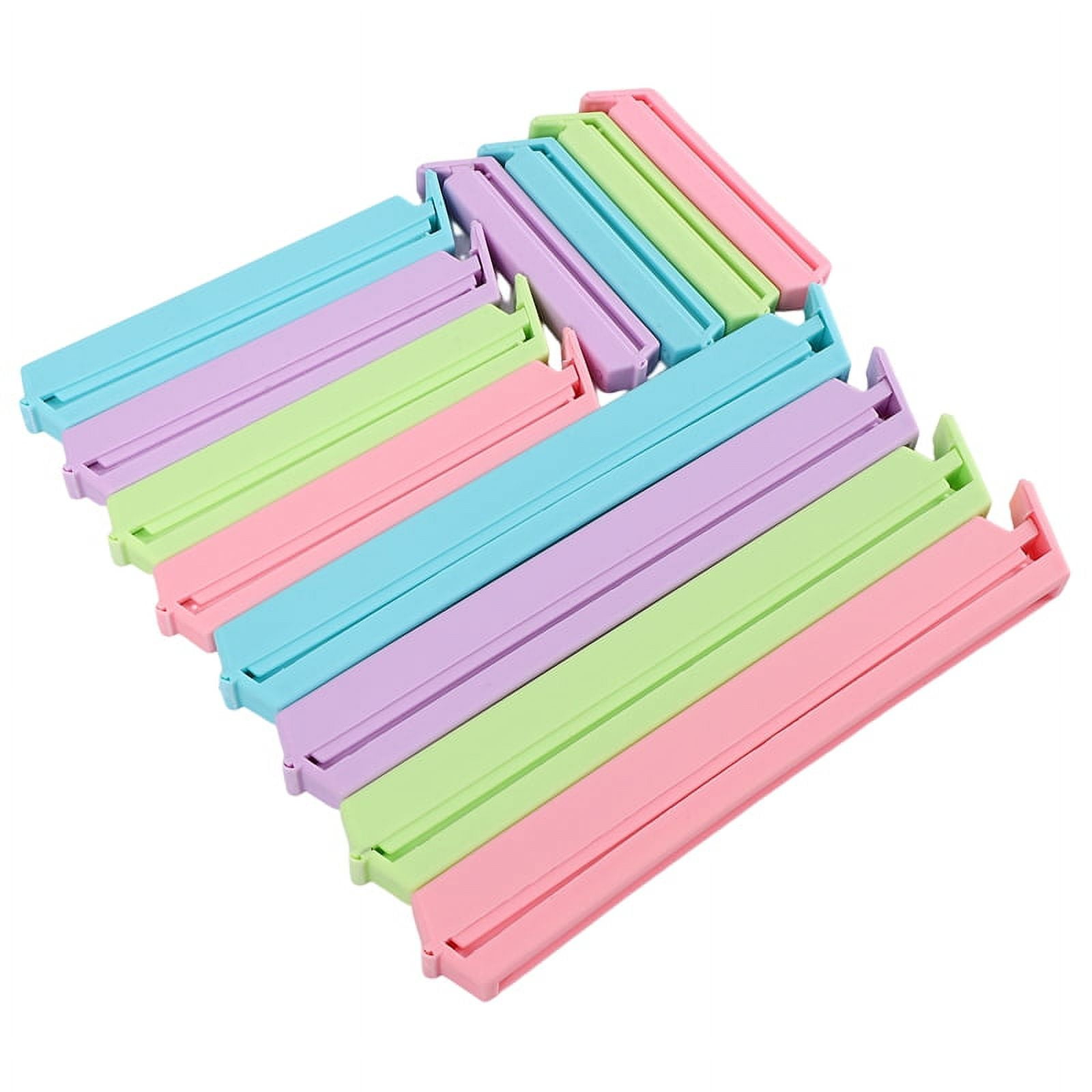12x Kitchen Plastic Storage Food Snack Seal Sealing Bag Clips Sealer ...