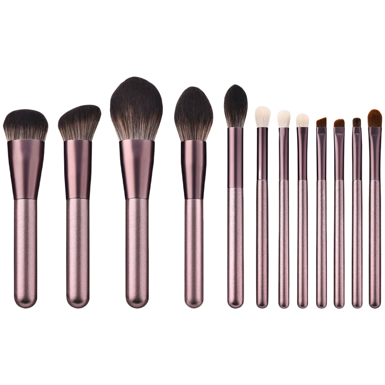 12x Makeup Brushes Set Basic Essential Brush Set Cosmetic Brush Full ...