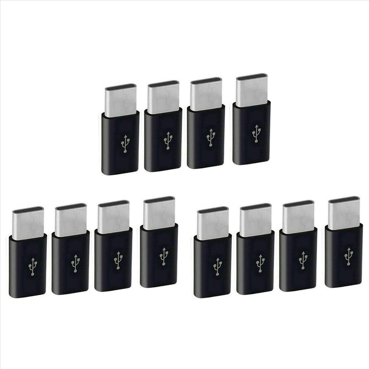 12x Micro-USB to Usb C Adapter, Mini to Typec Charging Adapter, Usb ...