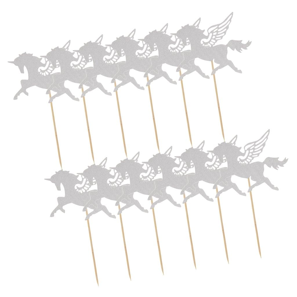 12x Mini Cake Topper Cupation Pies Attachment Cocktail Fruit Picker ...