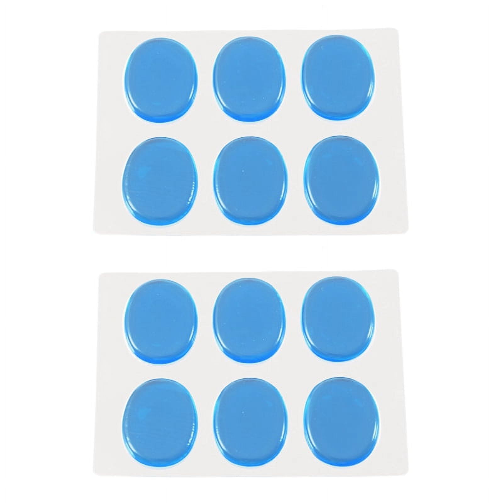 12x Snare Drum Mute Pad Drum Damper Gel Pads Snare Drum Muffler Mute ...