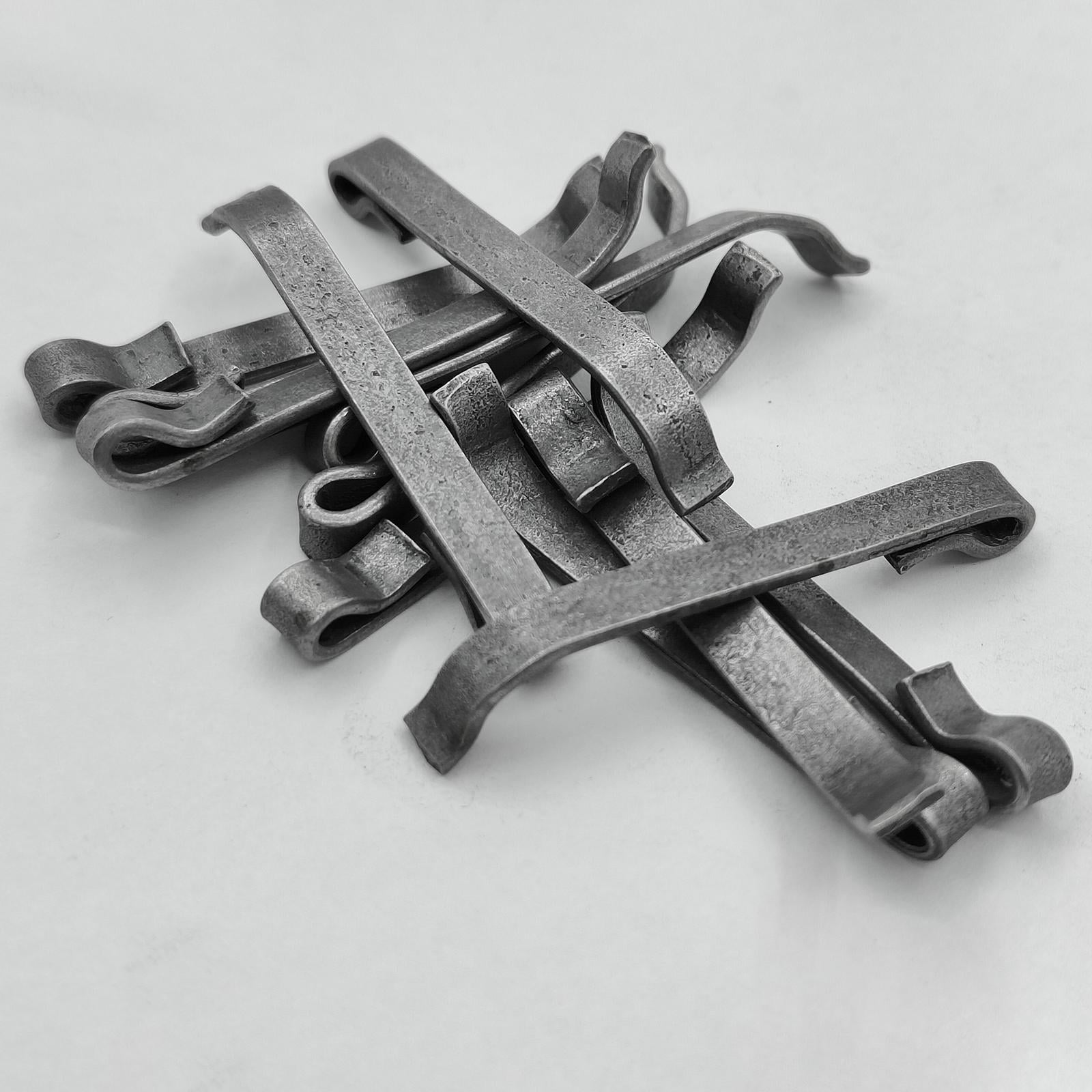 12x Tool Slide Clips, 1 5/8 Spring Keeper Clips, , for Tool Boxes, easy ...