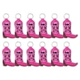 12x Western Cowboy Boot Lipsticks Holder Keychains Perfect for Standard ...