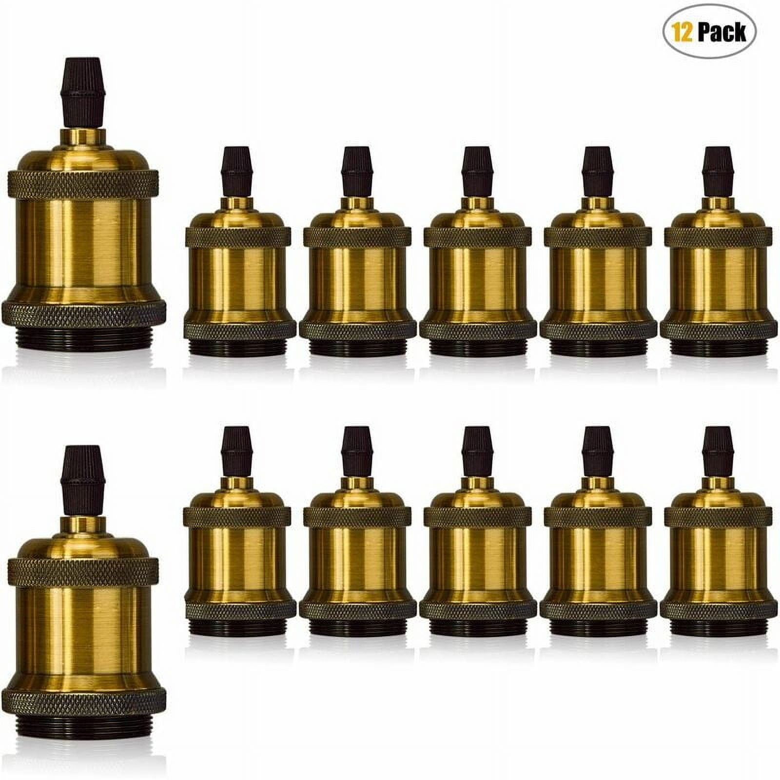 12x lamp holder E27 Vingate Edison lamp holder screw bulb LED pendant ...