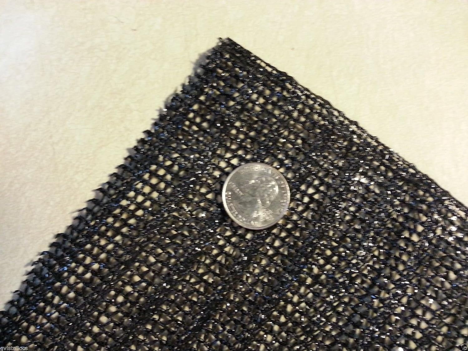 12x10 Feet Multi Use Net/Netting 60% Black Shade Cloth and Visual Block ...