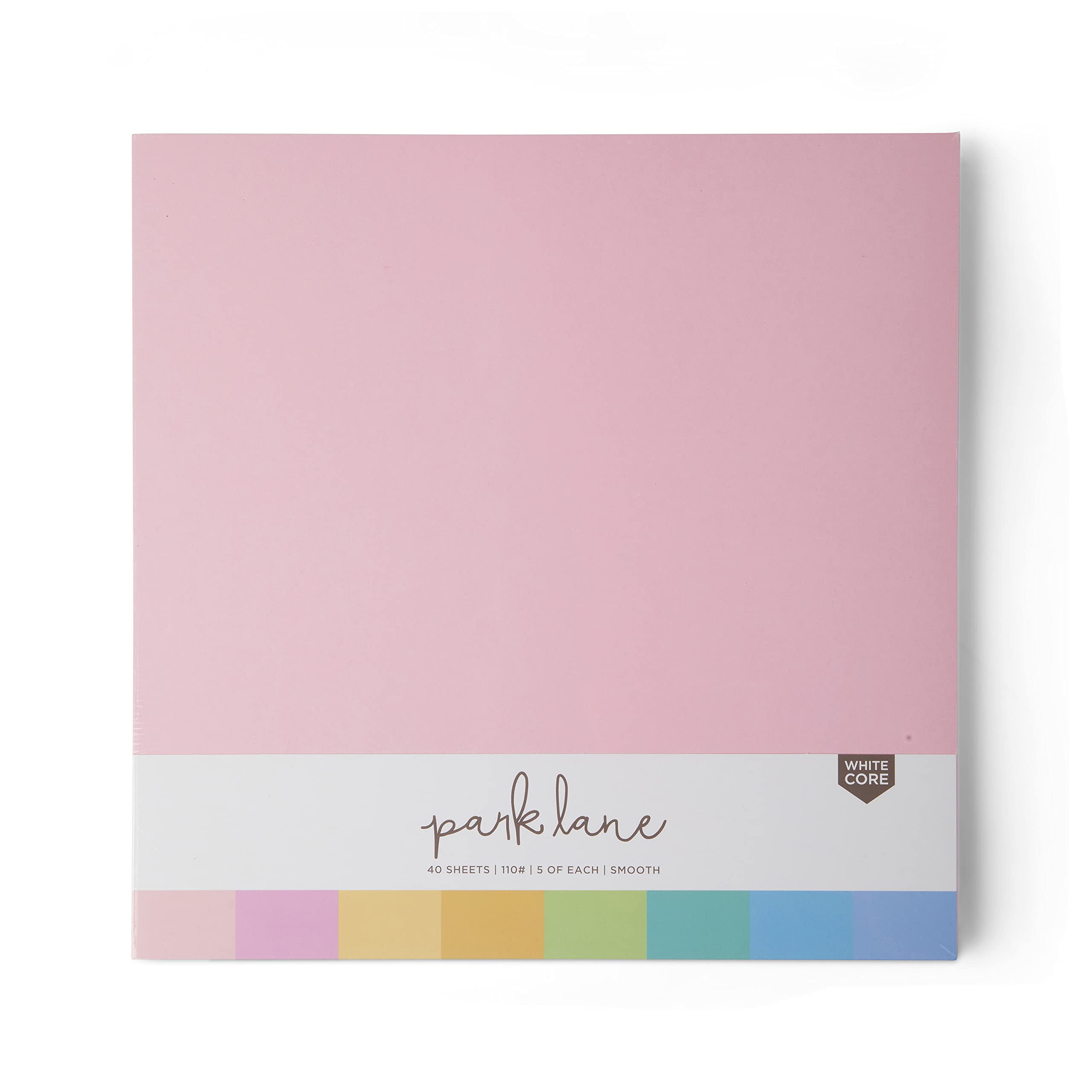 12x12 Cardstock Paper Pack - 110 lb Assorted Pastel Colored Scrapbook ...