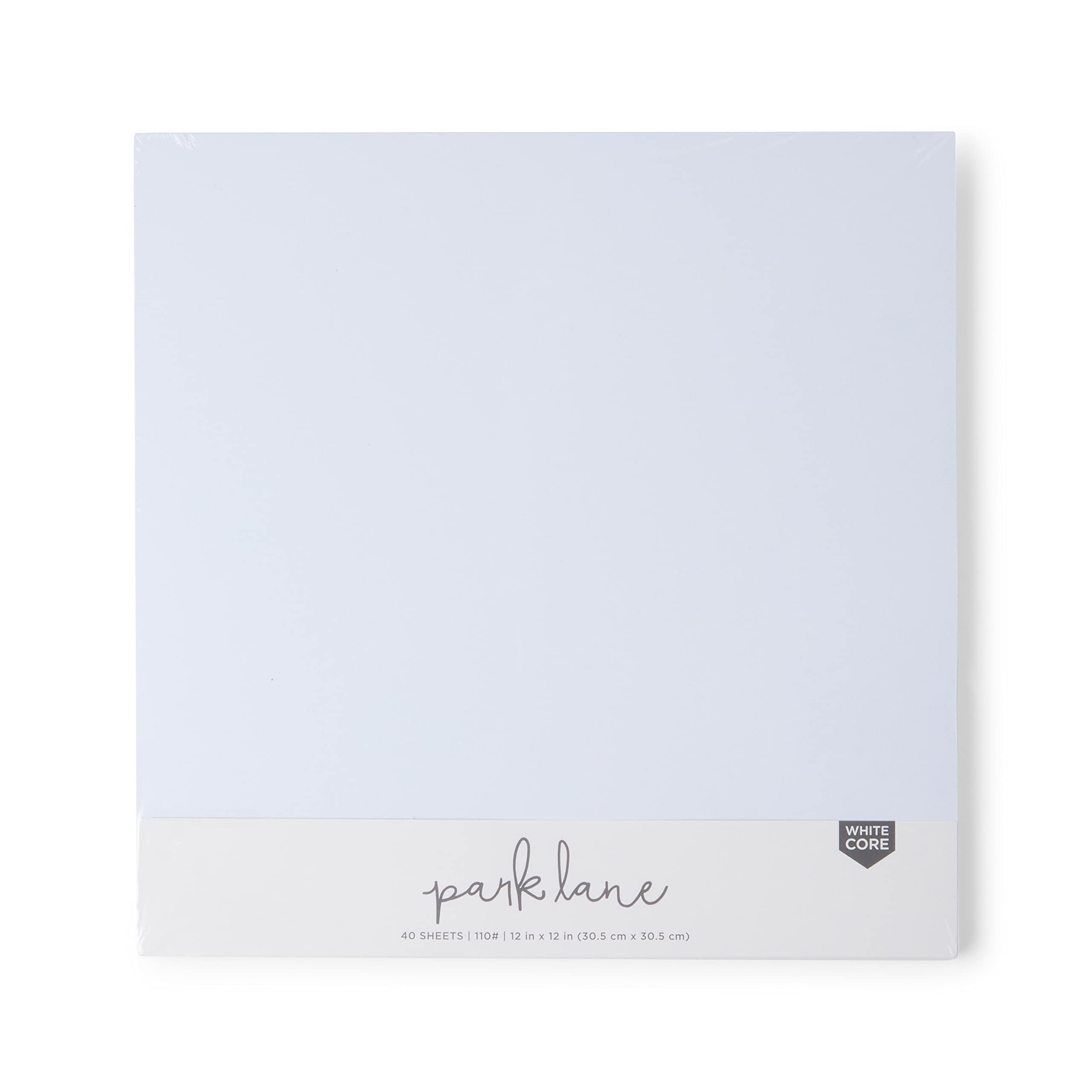 12x12 White Cardstock Paper Pack - 110 lb, Double Sided, 40 Sheets for ...