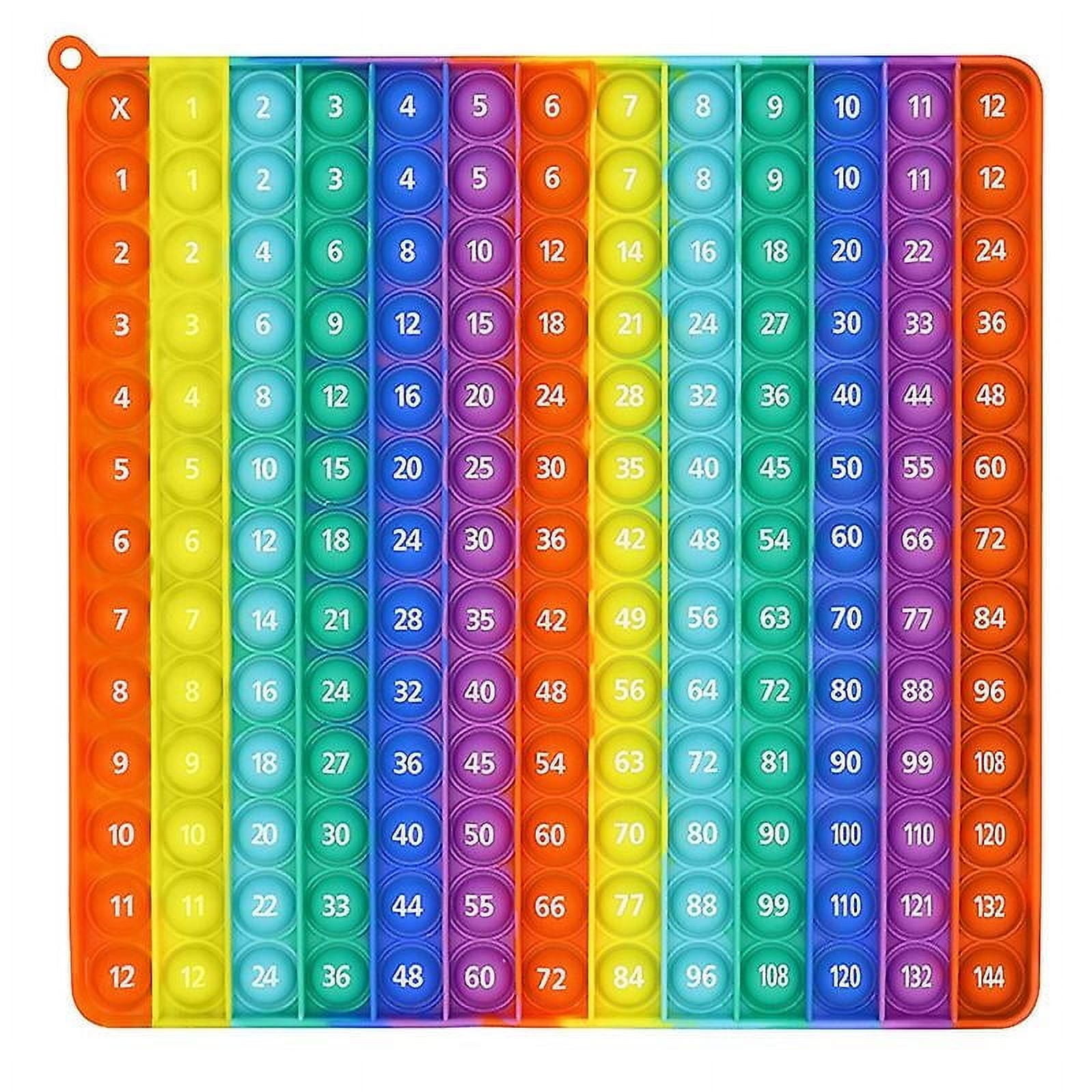 12x12 Digital Multiplication Table Game Fidget Math Toy, Dk-simina ...
