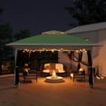 12x12 FT Pop UpGazebo with Mosquito Netting, Instant Push Setup Canopy ...