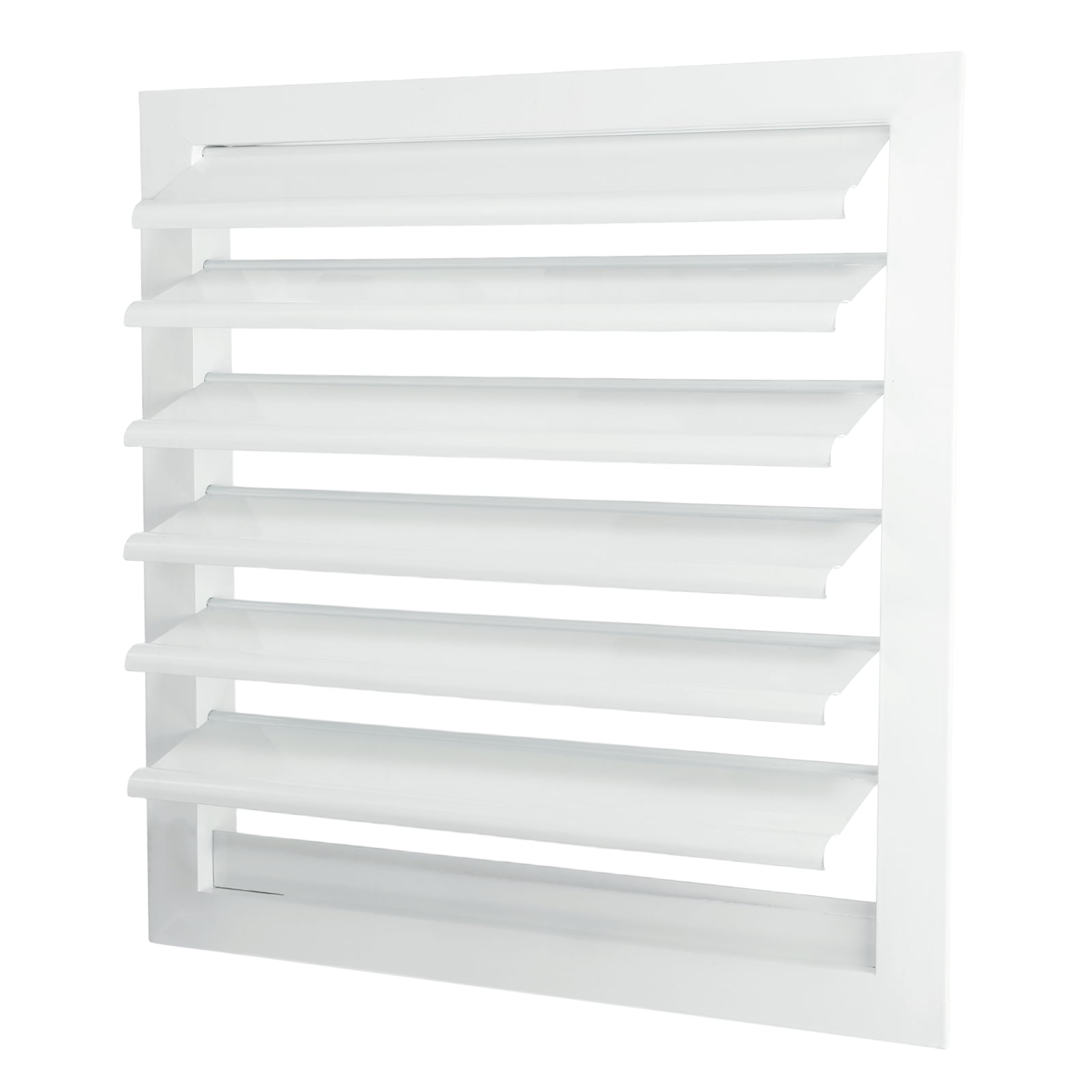 Uxcell Aluminum Vent Cover, Louver Shutter Exhaust Fan Louvered Vent Automatic Gravity Square ...