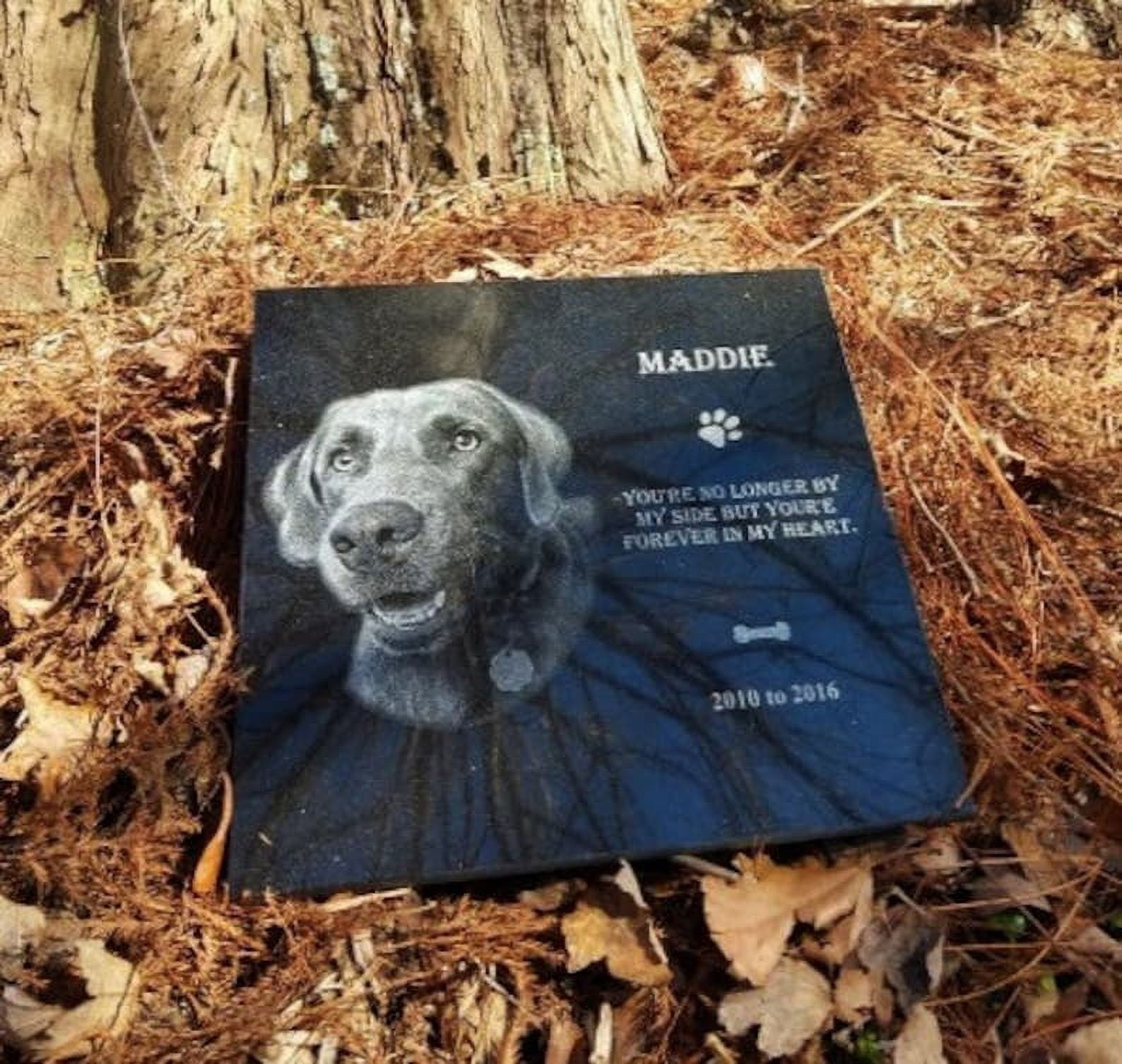 12x12 Pet headstone, dog tombstone, pet memorial, graver marker, pet ...