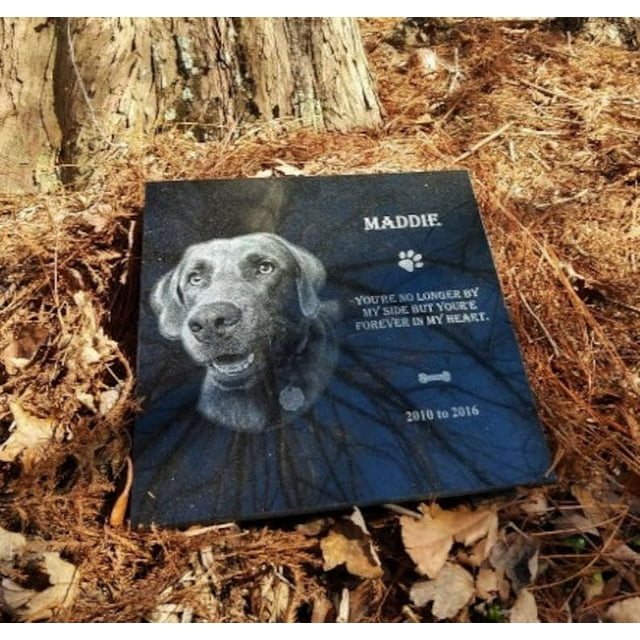 12x12 Pet headstone, dog tombstone, pet memorial, graver marker, pet ...
