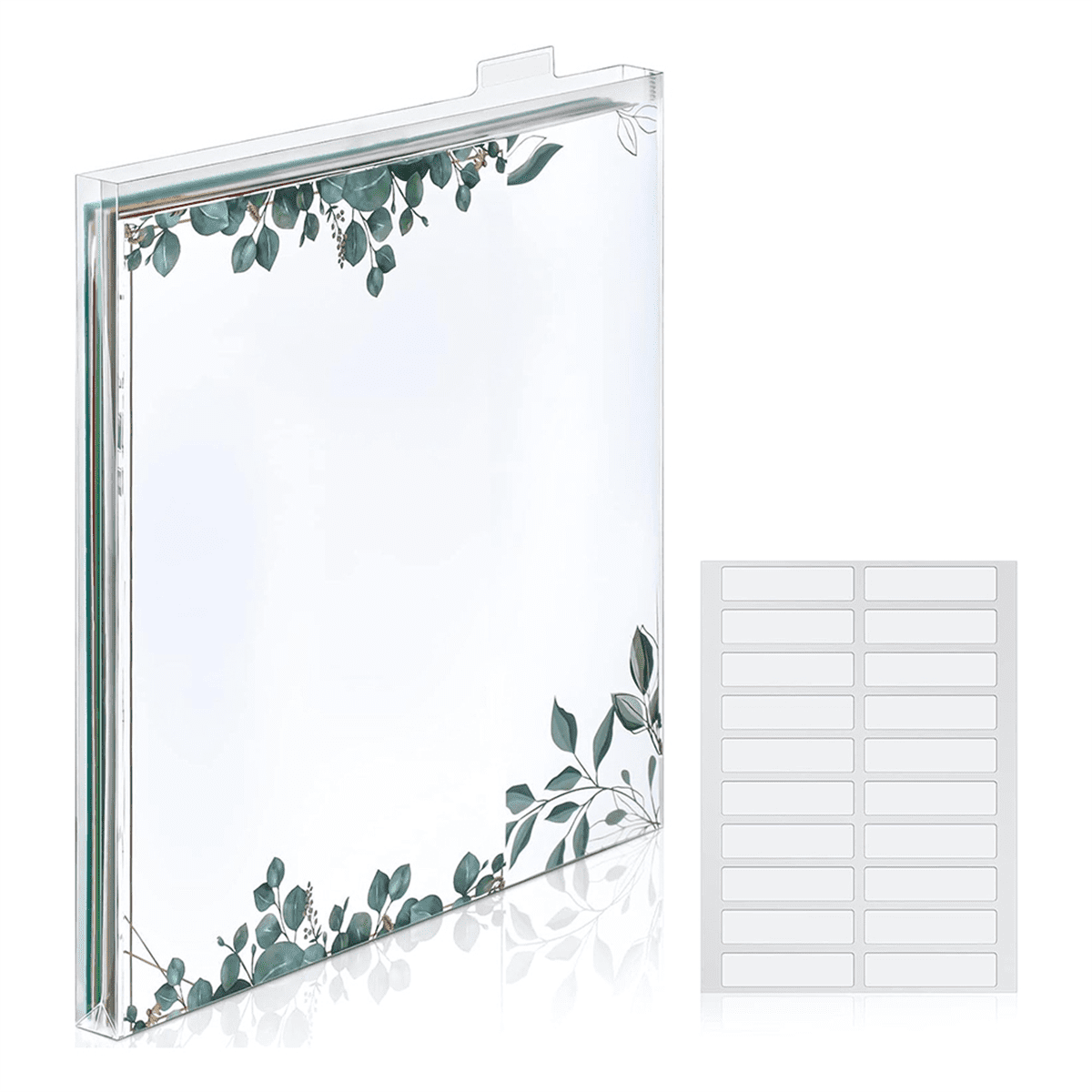 12x12 Scrapbook Paper Storage Organizer Clear Loading Files Plastic ...