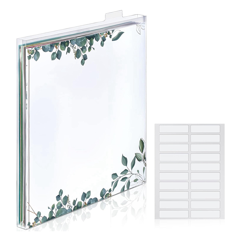 12x12 Scrapbook Paper Storage Organizer Clear Loading Files Plastic ...