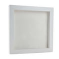 12x12 Shadow Box Frame White Wood | With a 3/4" Usable Display Depth ...