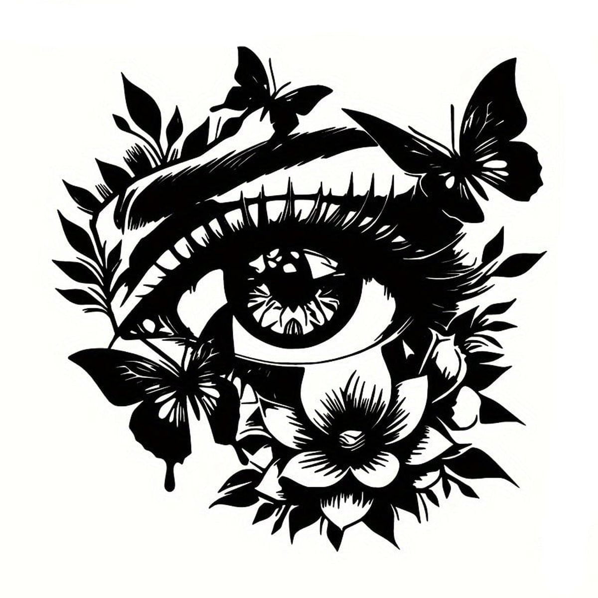 12x12 inch Pendants Realistic Art Wall Hangings Artistic Wall Sticker ...