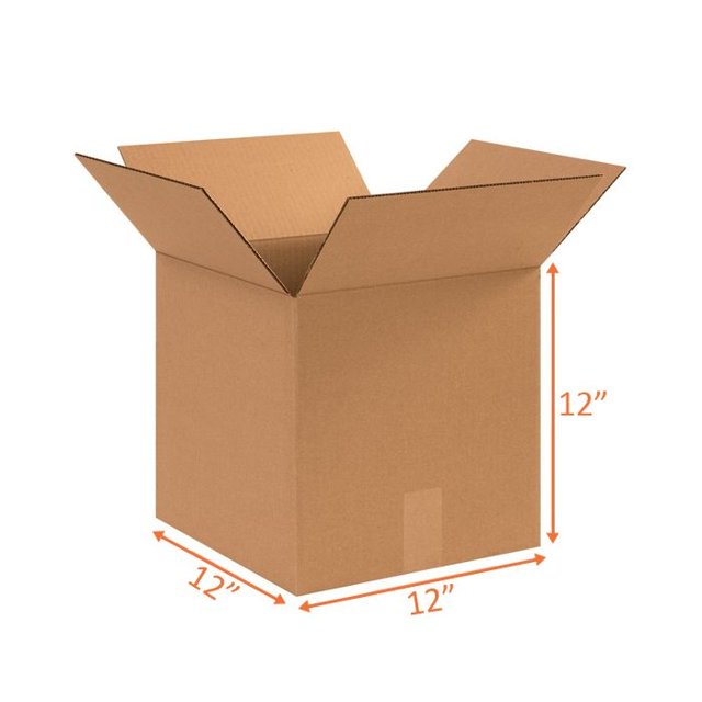 12x12x12 Shipping and Packing Box - Cardboard - Bundle Options: 5 Boxes ...