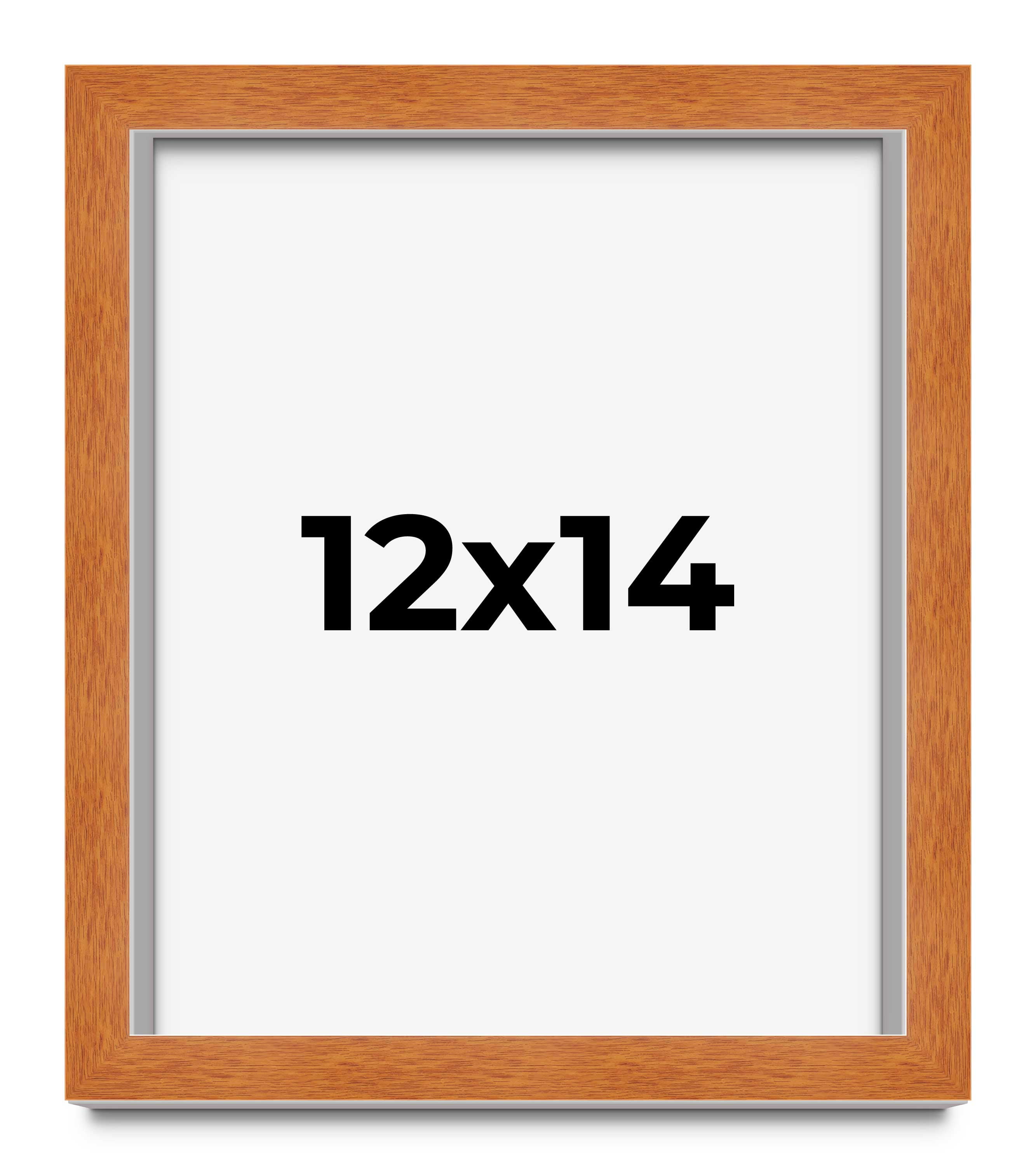 12x14 Frame Honey Pecan Brown Picture Frame - Modern Photo Frame ...