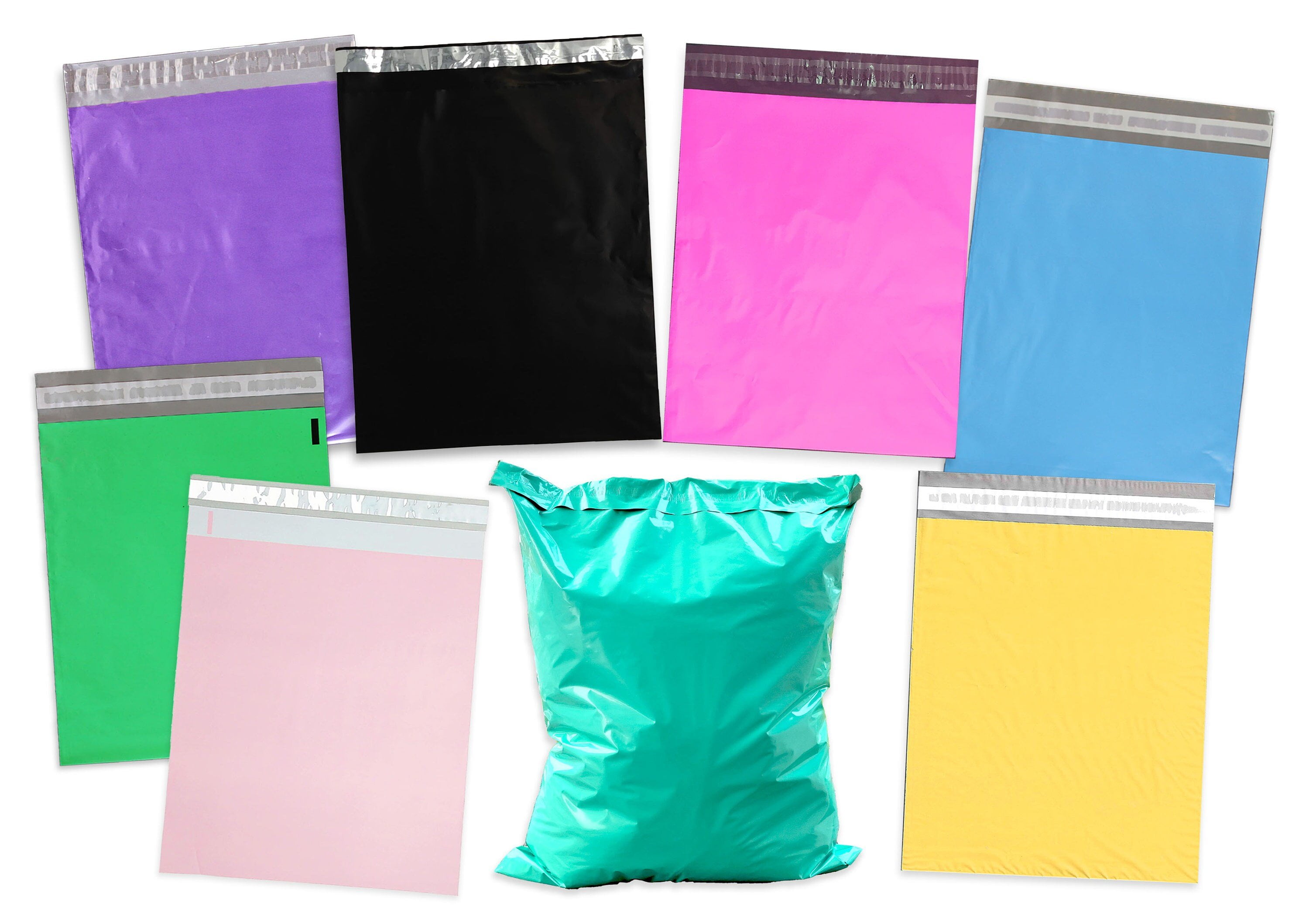 12x15.5 Inch Colored Poly Mailers, Large Business Shipping Mailers ...