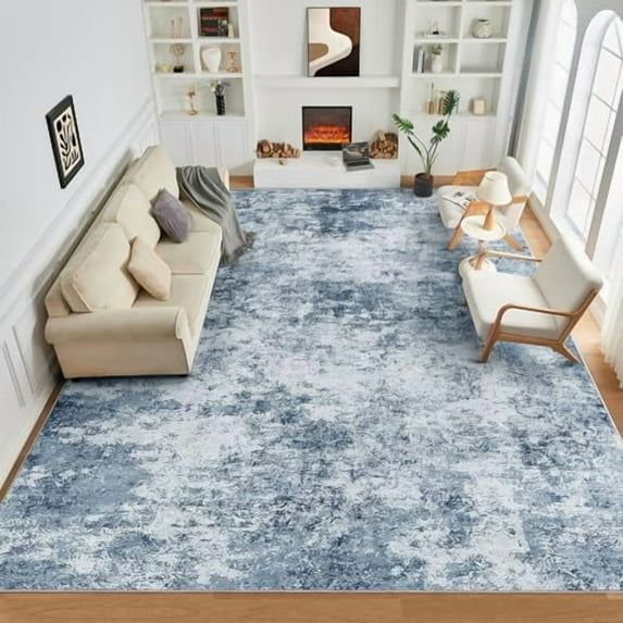 12x15 Area Rugs for Living Room: Machine Washable - Non Slip Modern ...