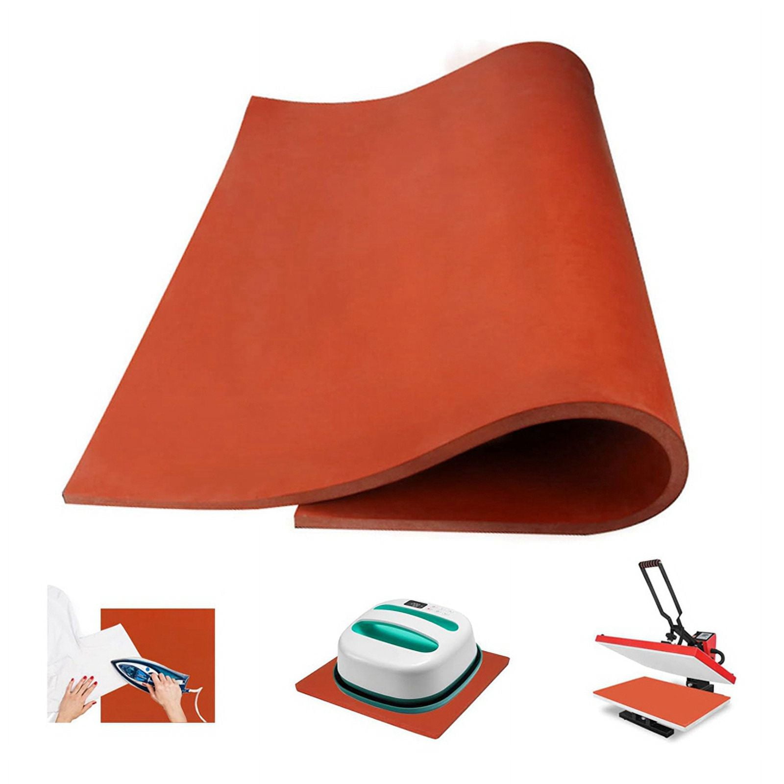 12x15 Inch Silicone Heat Mat Pad 0.3 Inch Thickest Sublimation Silicone ...
