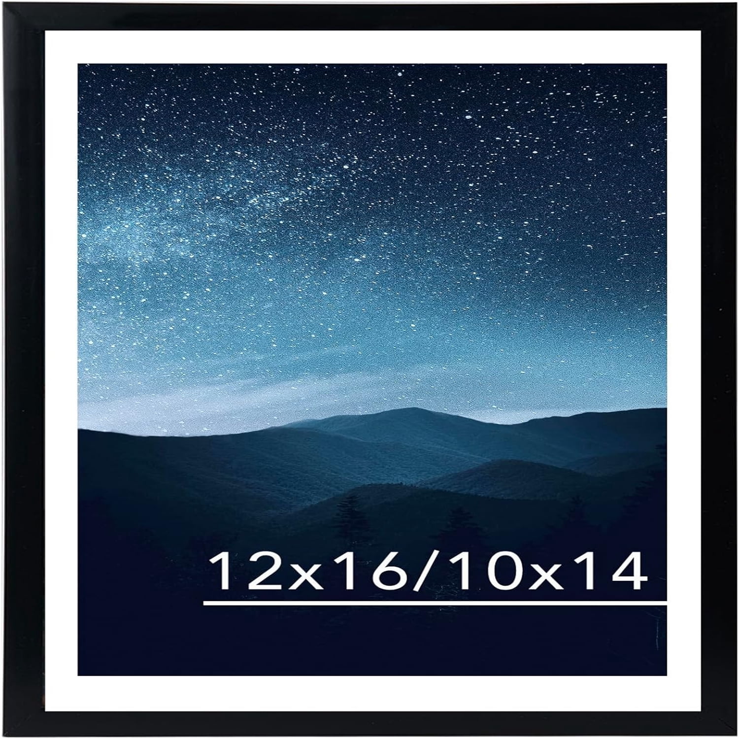 12x16 Black Picture Frame for 30 x 40cm Diamond Painting Art, Display ...
