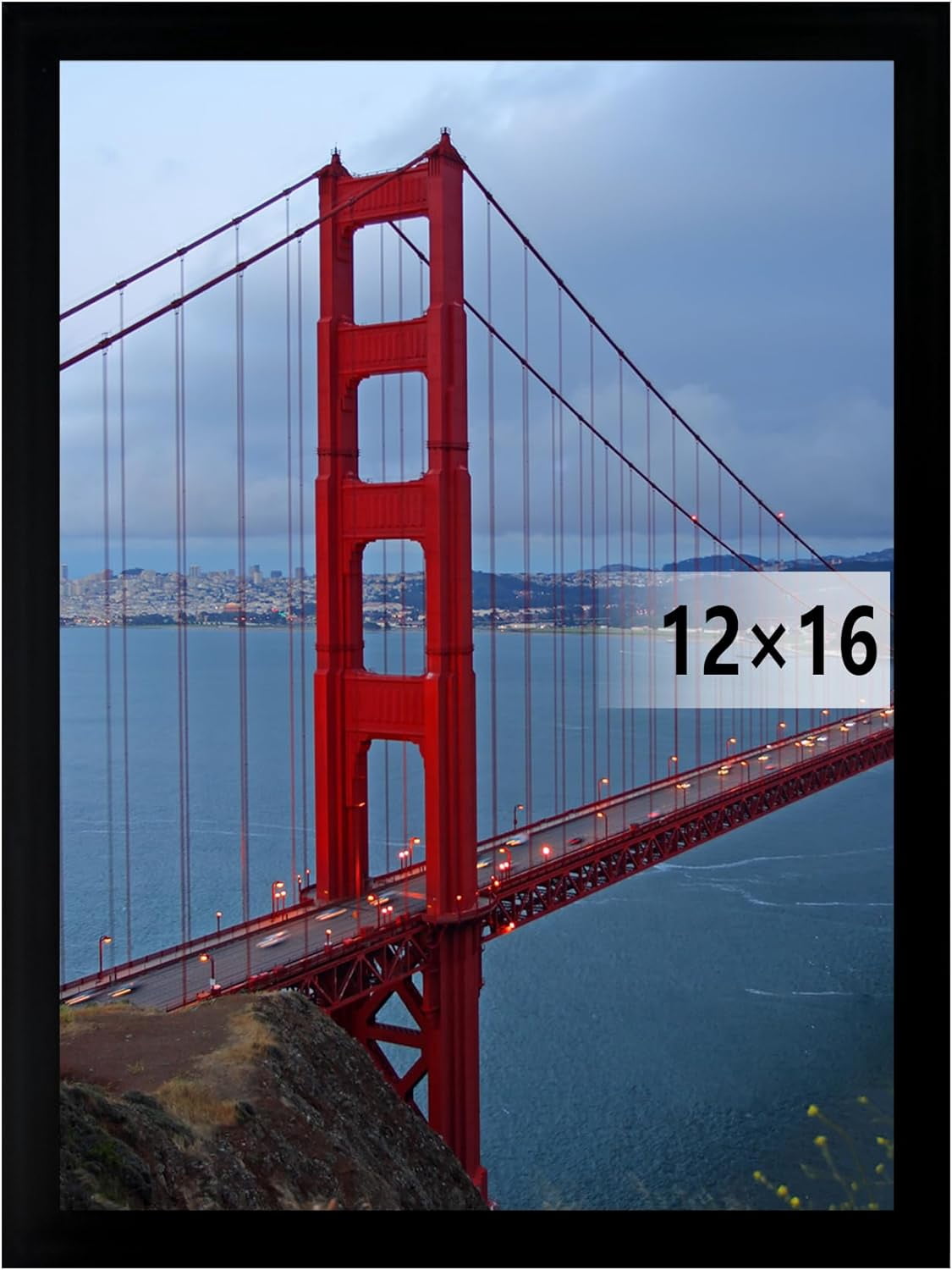 12x16 Frame Wall Hanging Picture Frames, Black, 1 Pack - Walmart.com