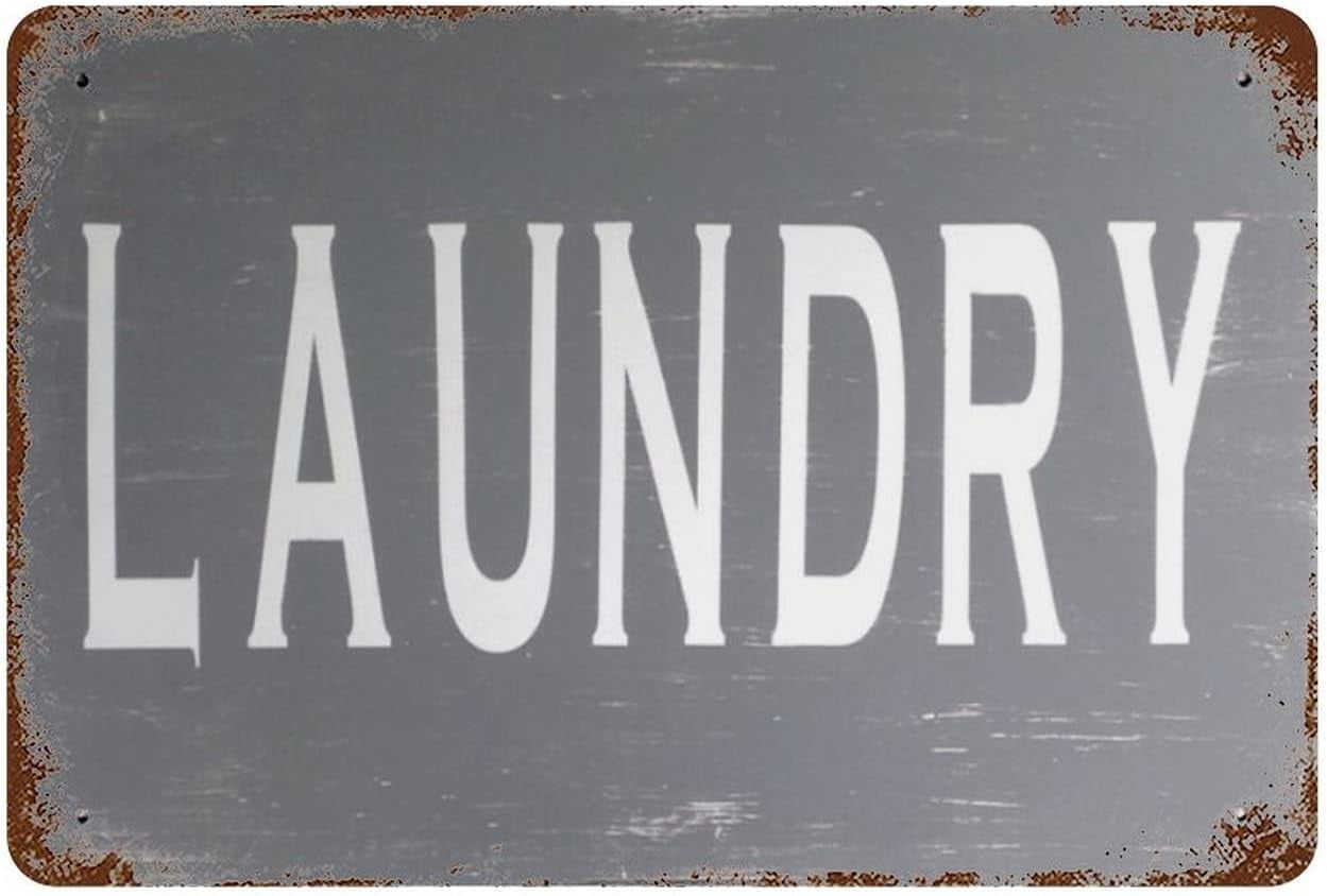 12x16 Inch Laundry Room Decor Sign Metal Rustic Farmhouse Family ...