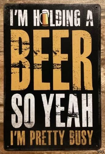 12x16 Inch Metal Sign Beer Sign Vintage Retro Pub Home Bar Man Cave ...