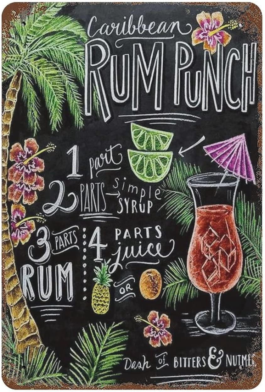 12x16 Inch Metal Signs Vintage Retro Party Decor Summer Holiday Poster ...