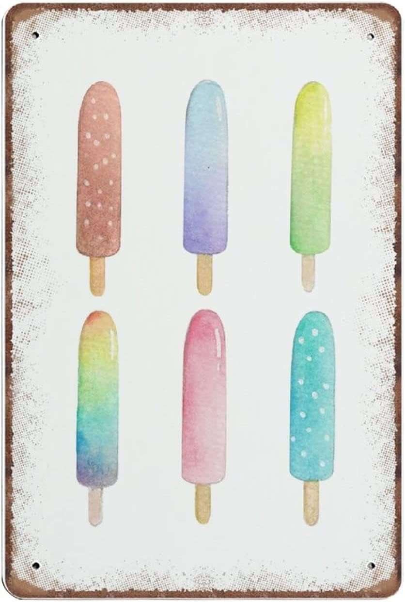 12x16 Inch Popsicle Watercolor Print Summer Home Decor Ice Cream Print ...